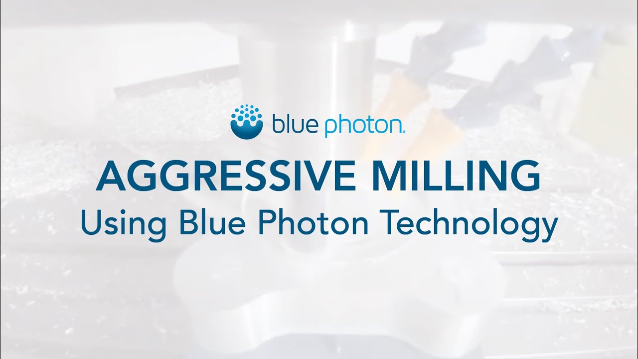 Agressive Milling using Blue Photon Workholding Technology - YouTube