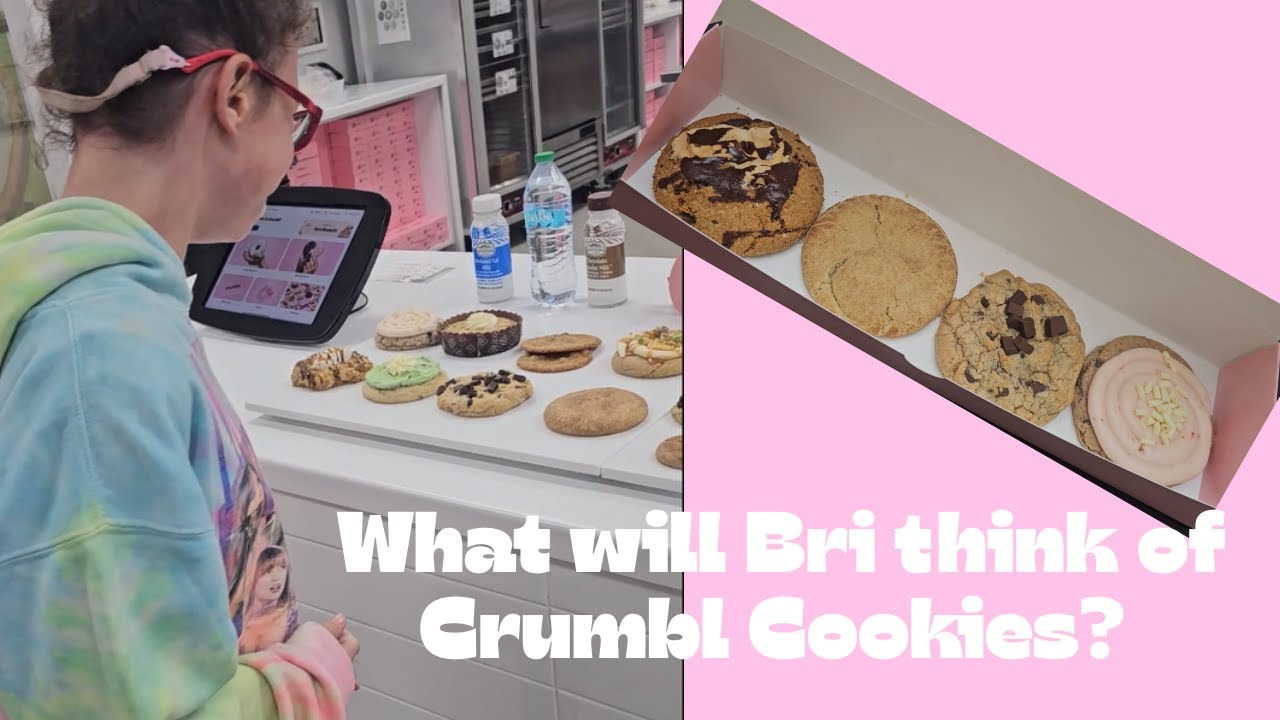 Bri tries Crumbl Cookies for the first time! - YouTube