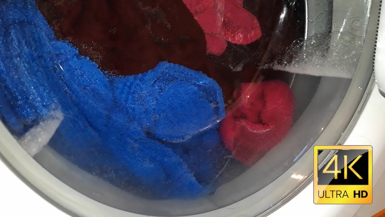 4K Hotpoint washing machine, Deep Rinse, Deep Wash, Spin, Sudlock - YouTube