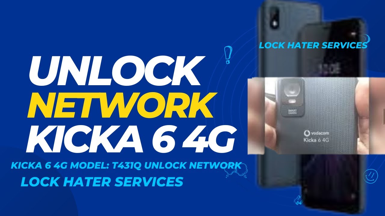 Como desbloqueiar rede de Vodacom Kicka 6 4G Modelo T431Q para ler ...