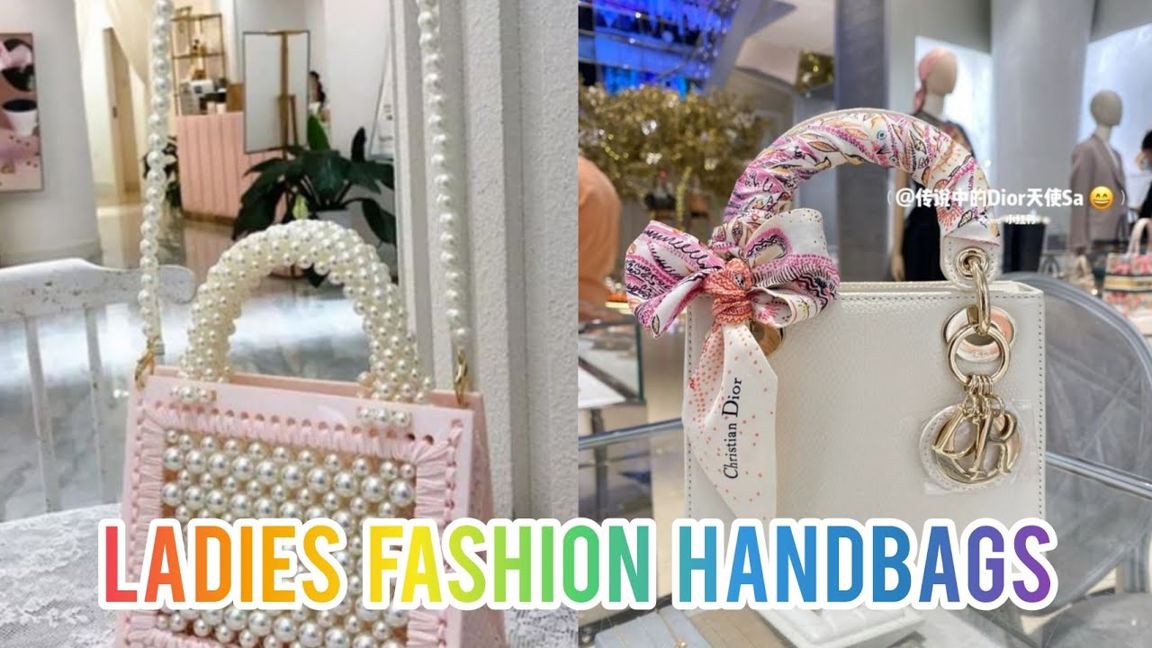 Fashion handbags/Crochet handbags/Beautiful bags and Lady Dior. - YouTube
