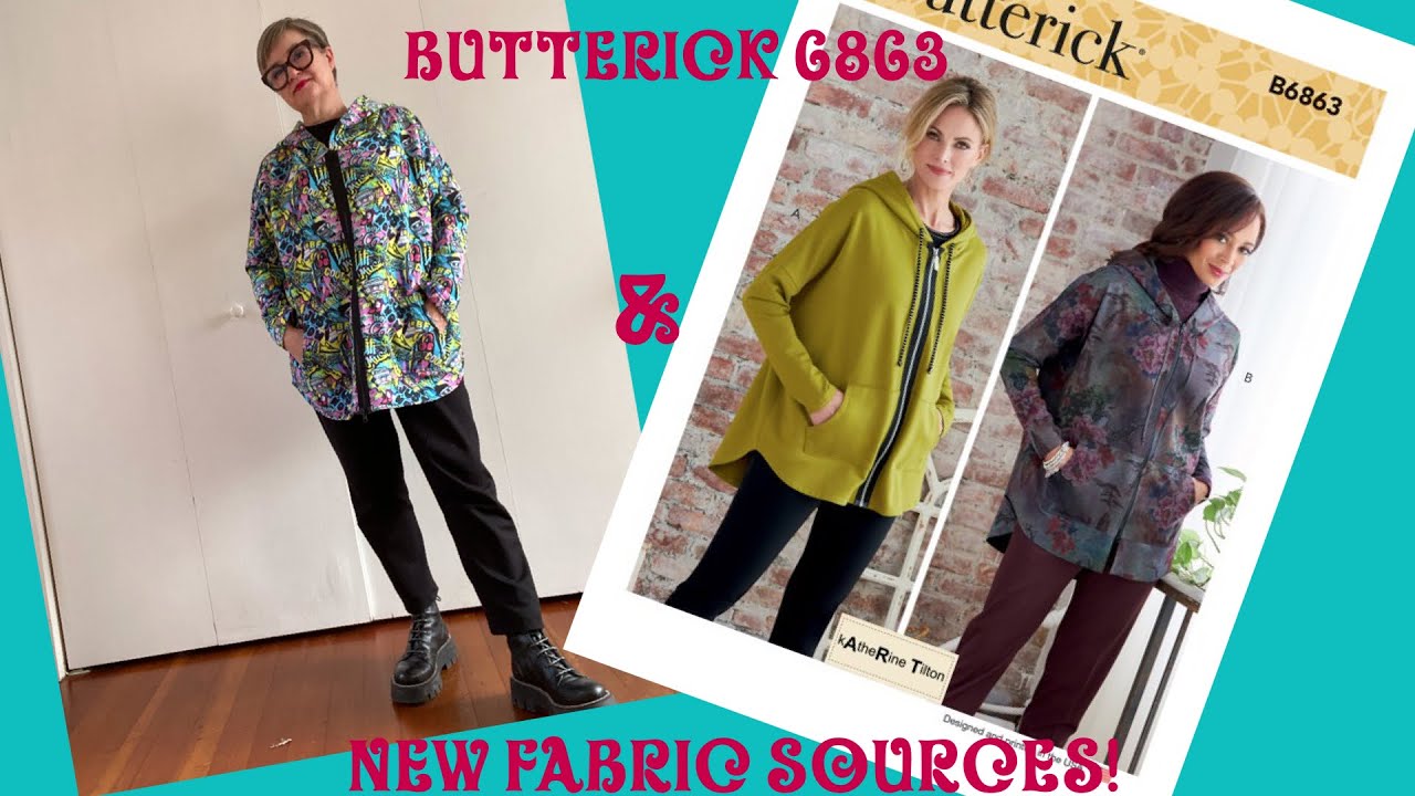 Pattern Review: Butterick 6863 Plus some new (to me) fabric resources ...