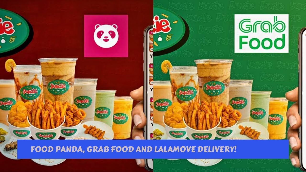 FOOD PANDA | GRAB FOOD | LALAMOVE | DELIVERY SERVICES - YouTube