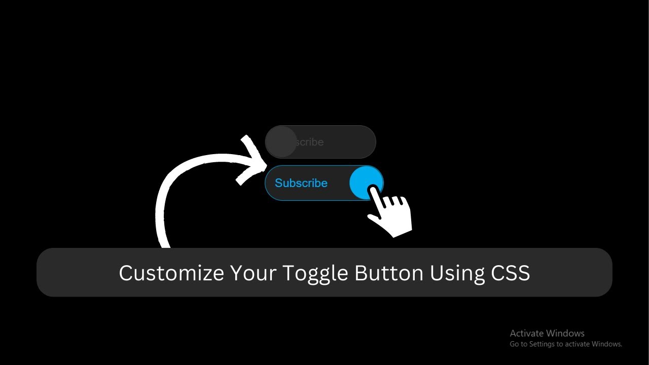 Can I Make A CSS Toggle Button? @iqraCS - YouTube