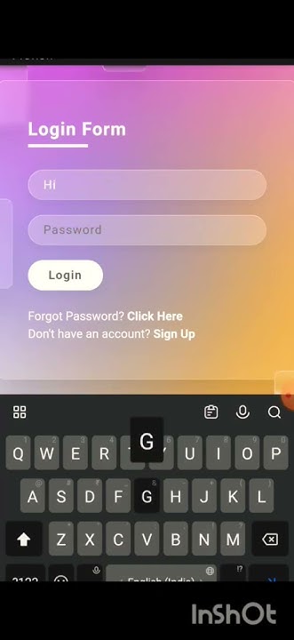 Login Page using Html Css | #shorts #coding #html #css #programming #webdesign #landingpage ...