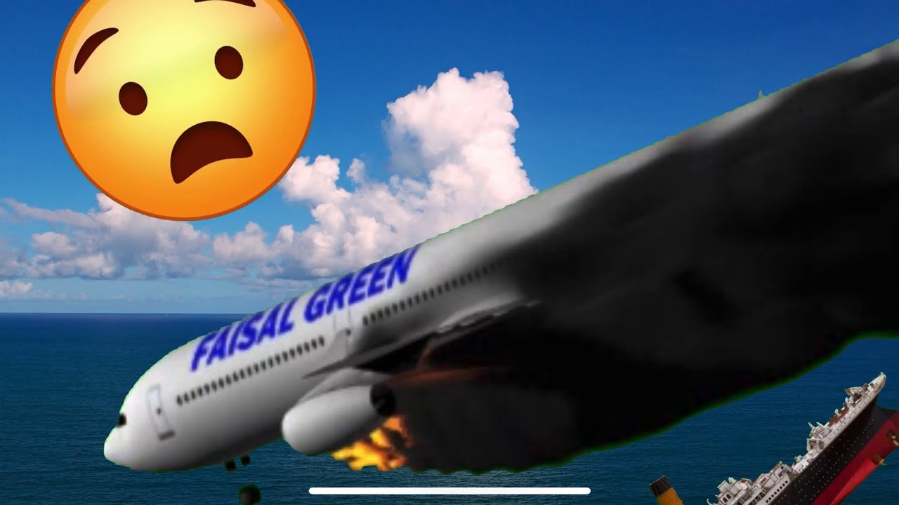 BAD pilot crashes in ocean MEME - YouTube