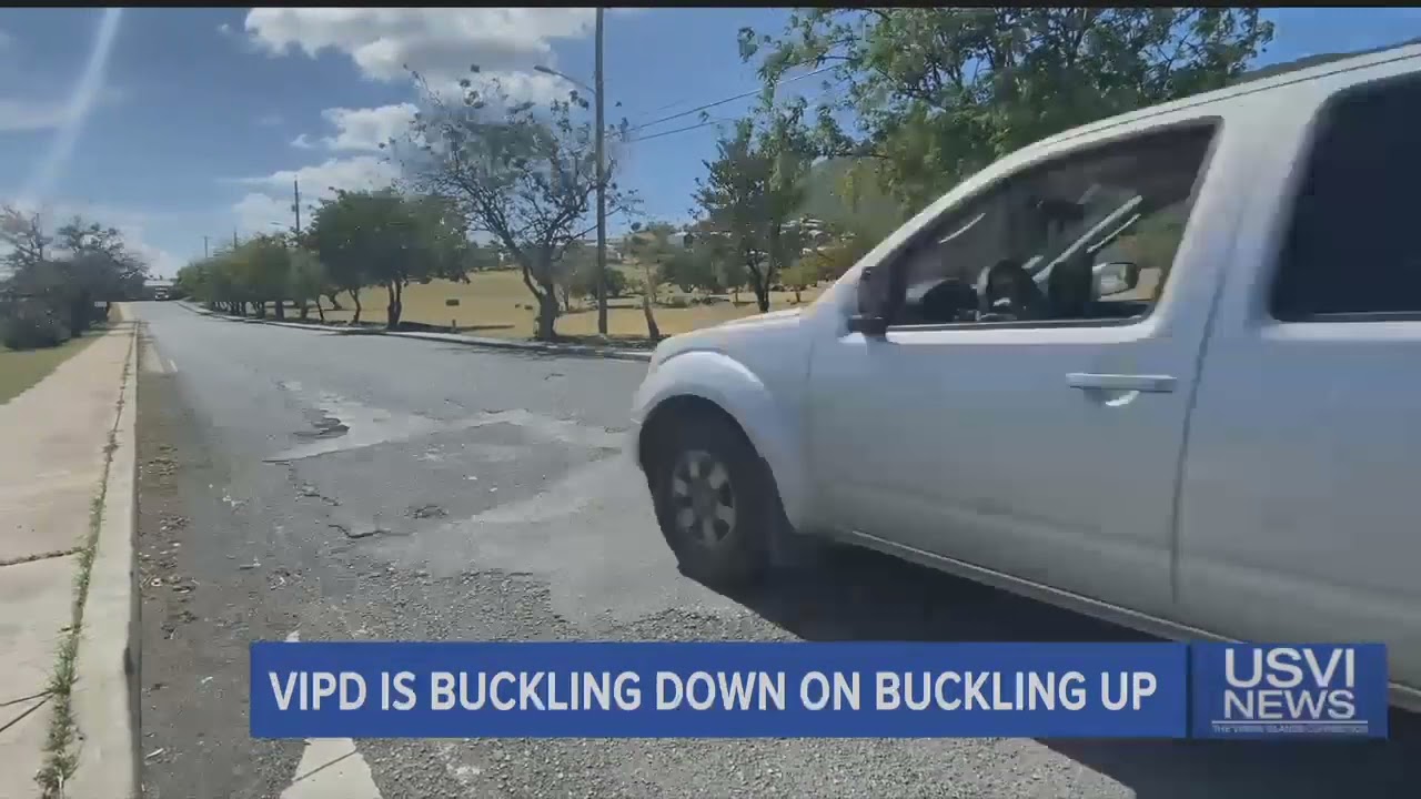 Virgin Islands Police Buckling Down on Buckling Up - YouTube