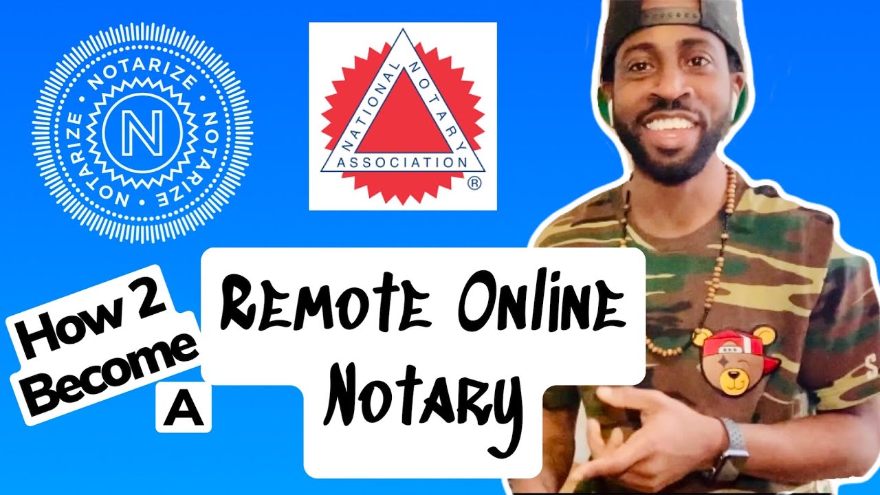 How 2 Become a Remote Online Notary (RON) - YouTube