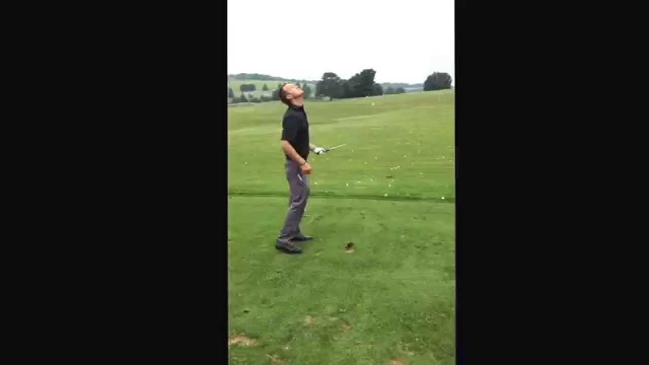 Playing catch by myself. - YouTube