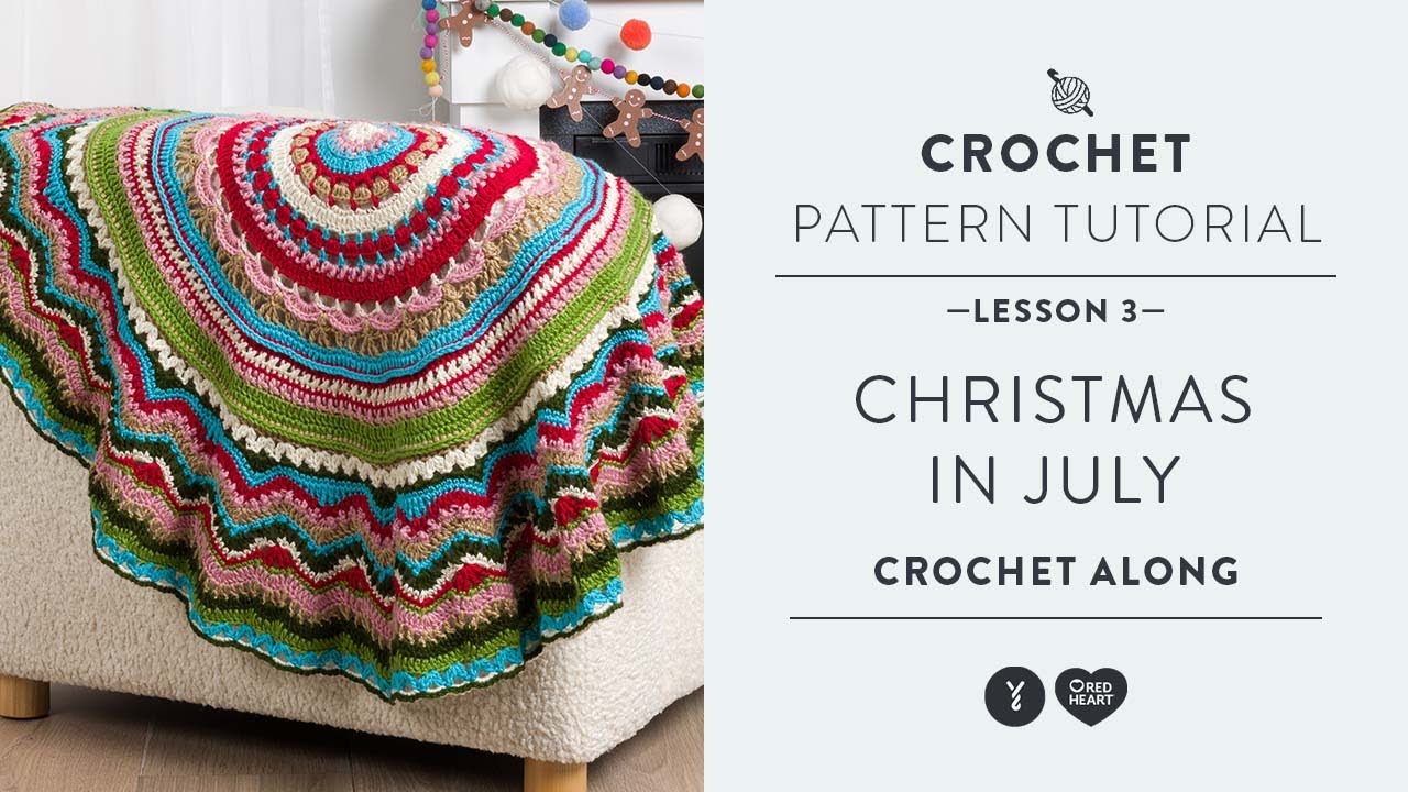 Week 3 | Study of Christmas Cookies Crochet Along - YouTube