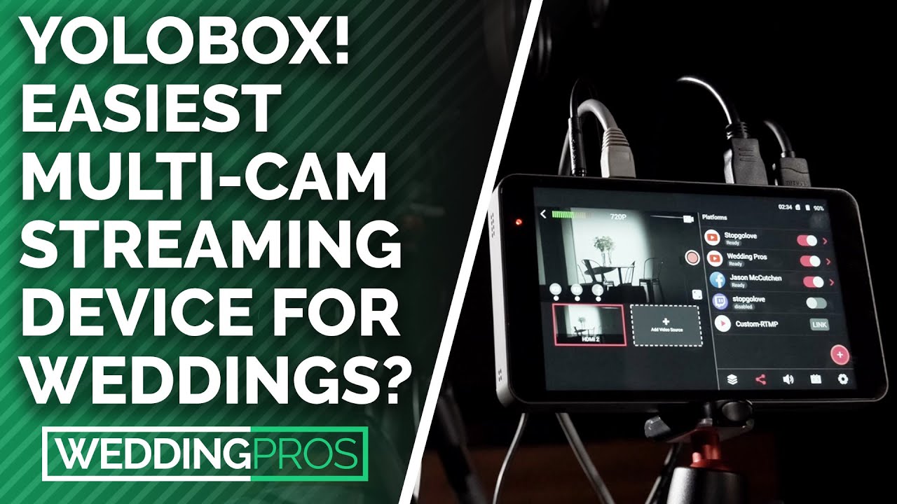 Yolobox! The Easiest All in One Multi-Camera Live Stream Setup For Weddings - YouTube