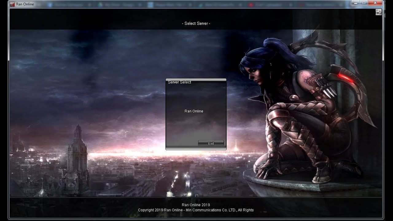 Ran Online - New Character Select and Login Screen - YouTube