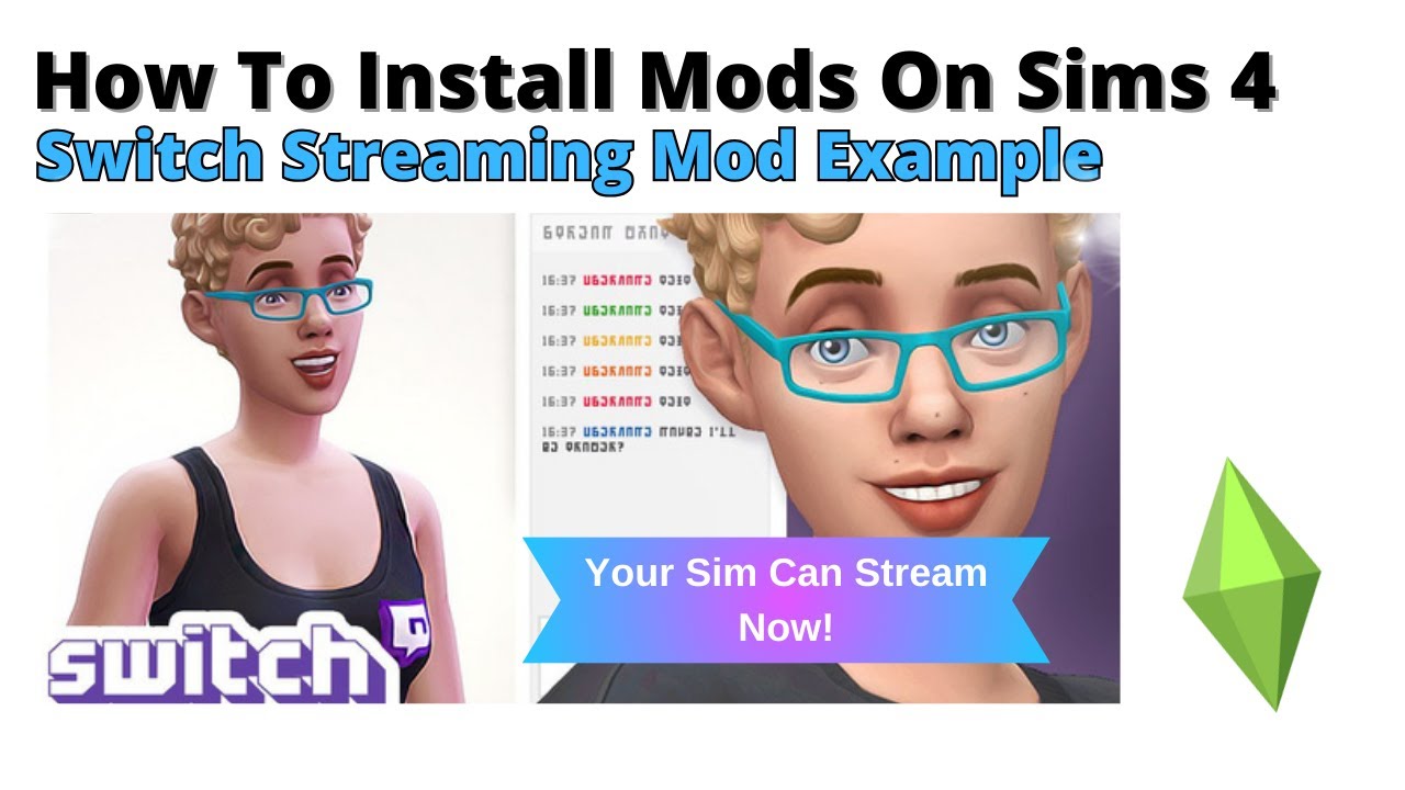 How To Install Switch Streaming Mod For Sims 4 | 2024 - YouTube