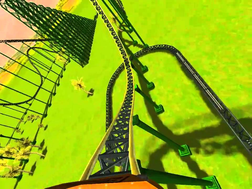 My first RCT3 Coaster - YouTube