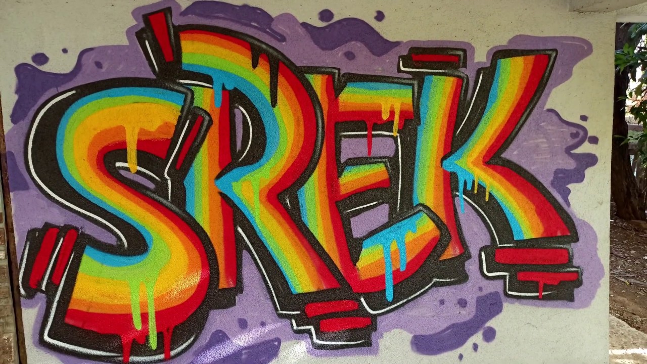Srek - Graffiti Time Lapes - YouTube