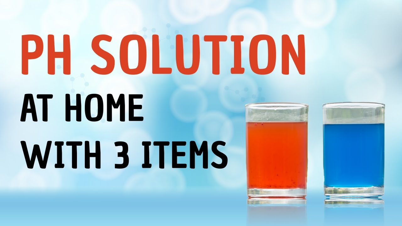 How to make Universal Indicator - PH Solution At Home with 3 items Only ...