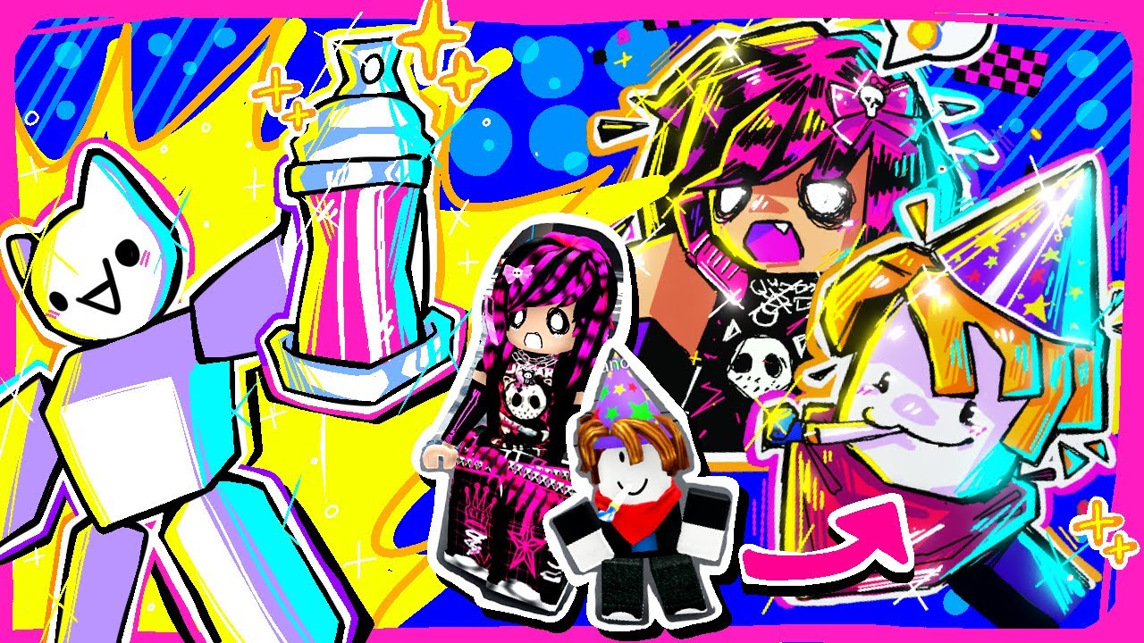 Drawing people on Realistic Spraypaint on Roblox ! - YouTube