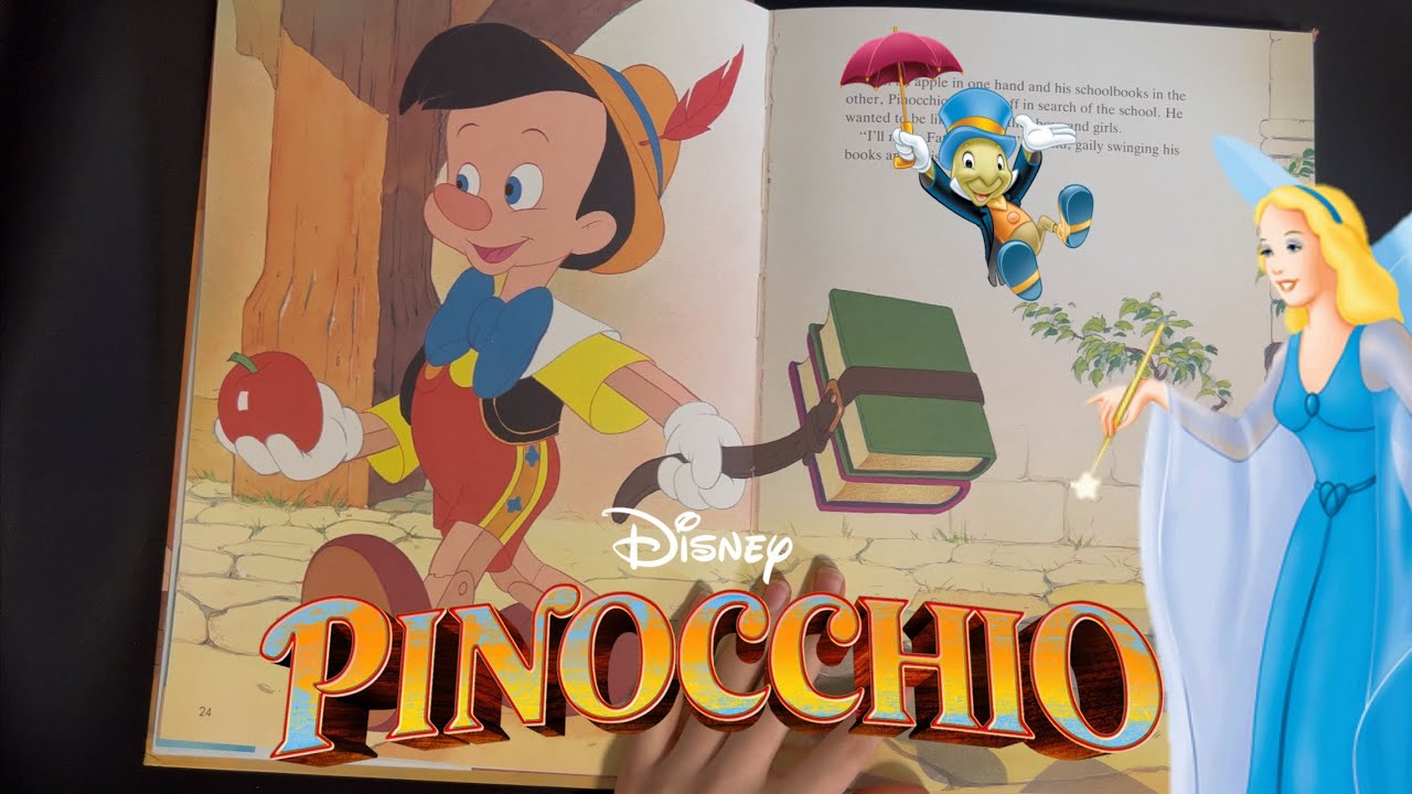 Walt Disney’s Pinocchio Storybook! 🤥📚 - YouTube