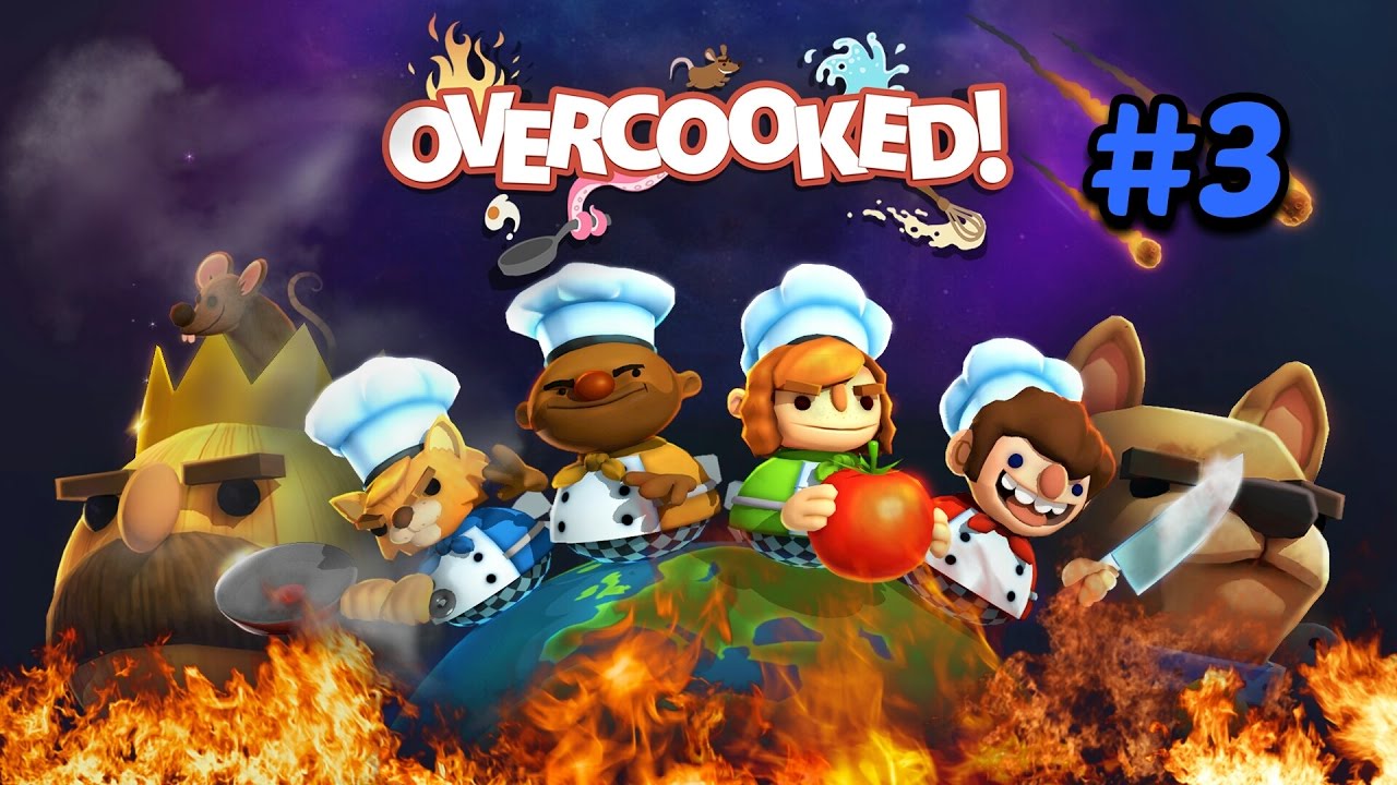 Overcooked # 3 - Earthquake Fire! - YouTube