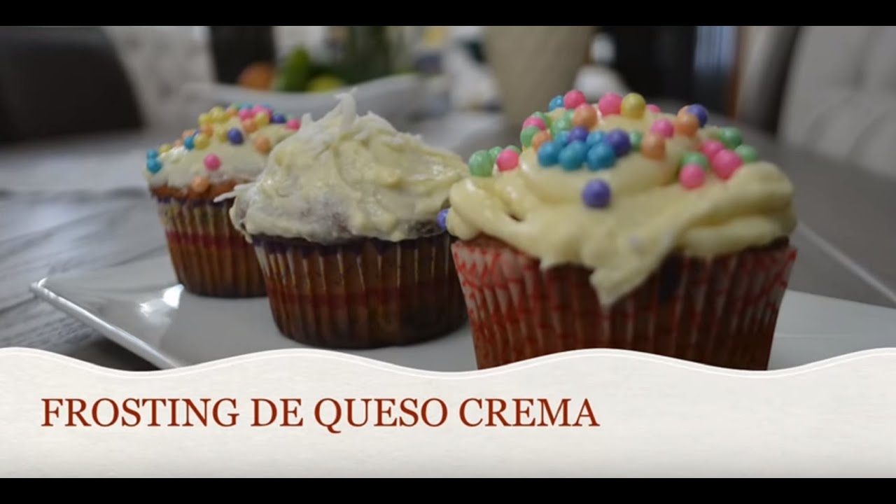 Frosting De Vainilla Como Hacer Frosting Para Cupcakes Youtube