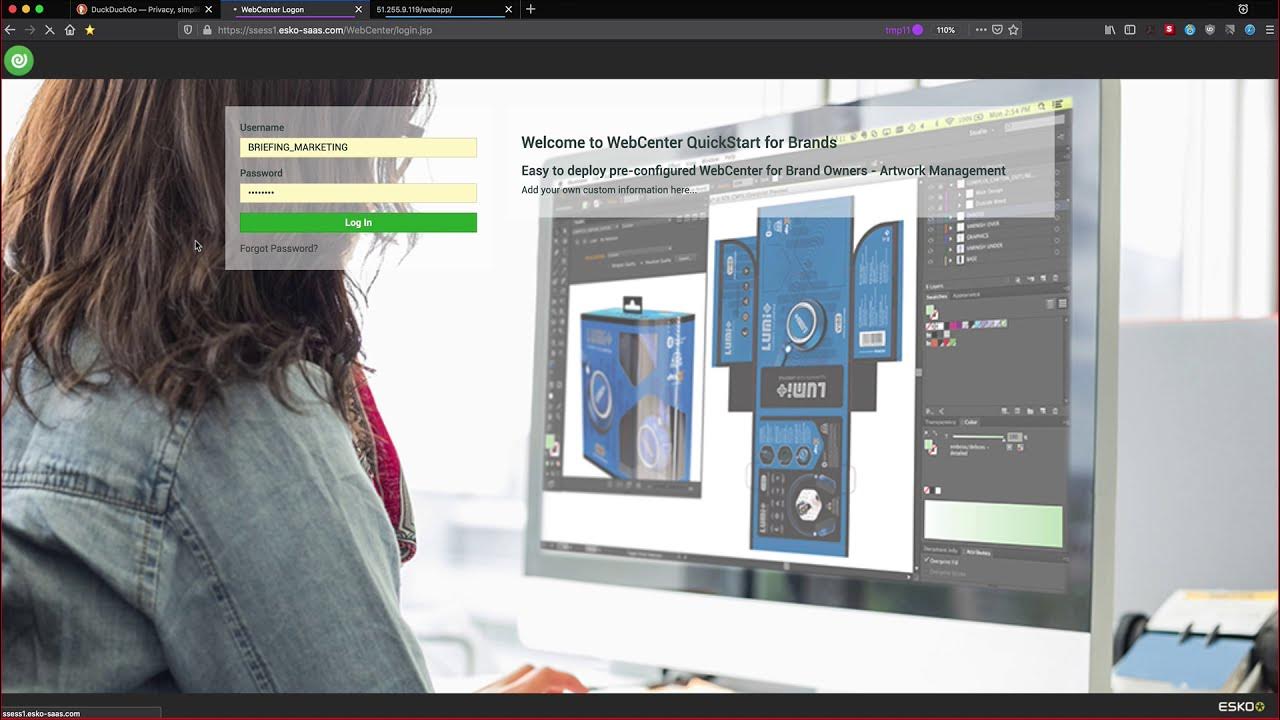Esko Software Solutions: WebCenter Quickstart for Brands - Introduction - YouTube