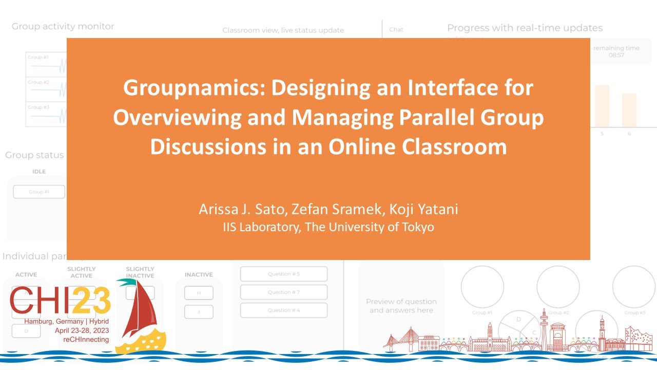 Groupnamics: Designing an Interface for Overviewing and Managing ...
