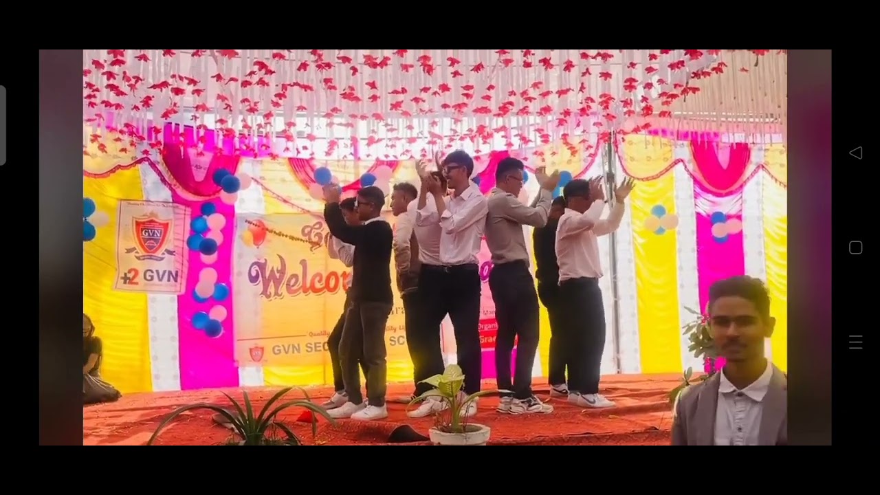 GvN college.... welcome program..All Boys are on fire 🔥 - YouTube