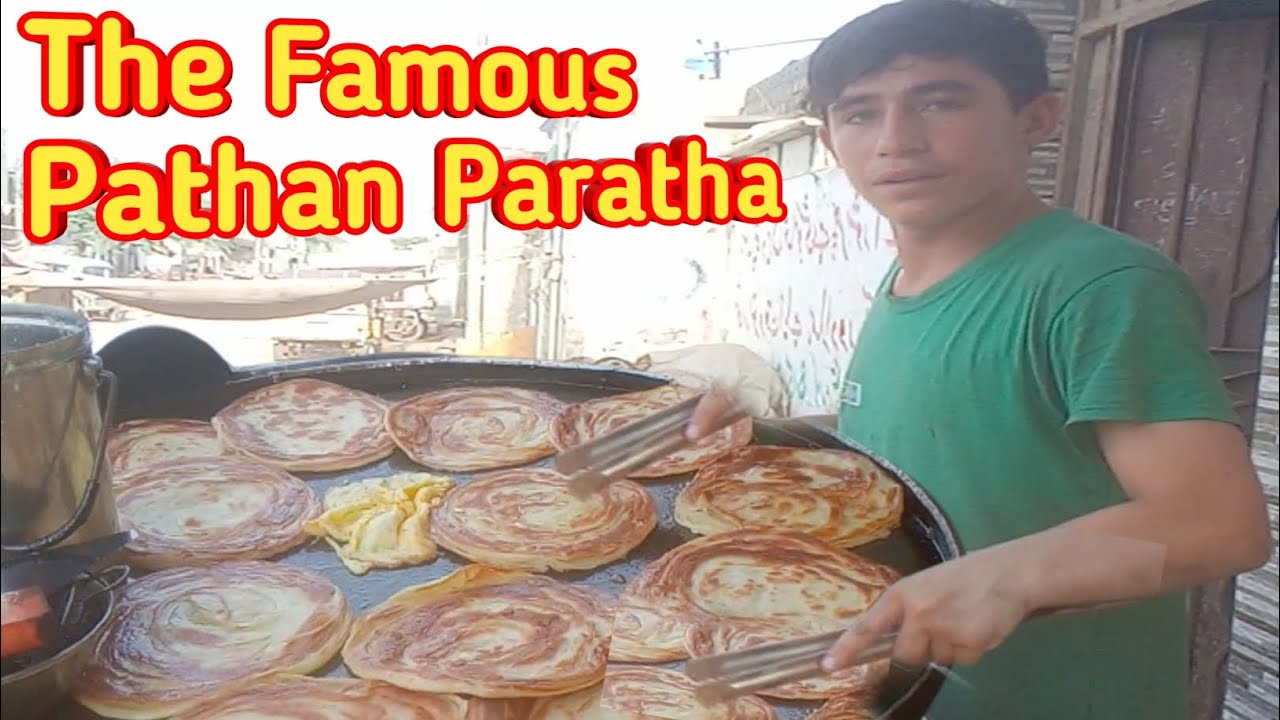 This paratha is very famous and delicious from Pathan's hotel || Abiha ...