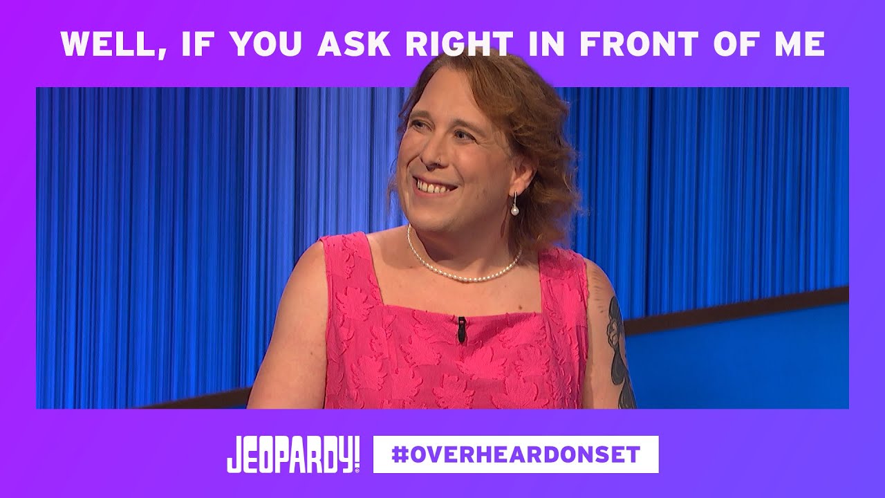 Team Amy! | Overheard On Set | JEOPARDY! - YouTube