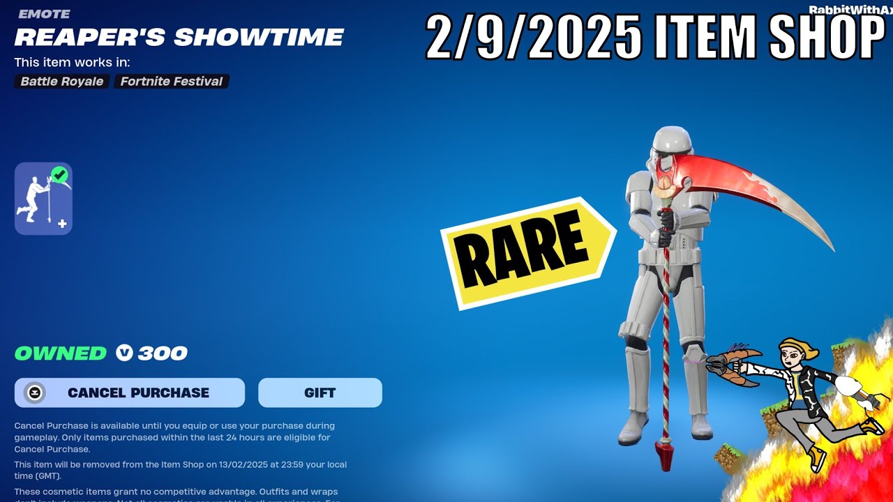 *RARE* Reaper's Showtime Emote Returns! | Fortnite Item Shop (9/2/2025 ...