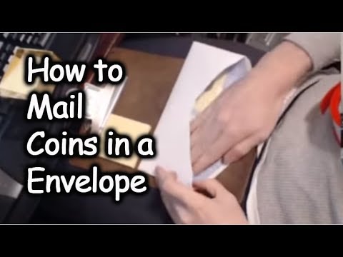 How to Mail Coins In A Legal Envelope - YouTube