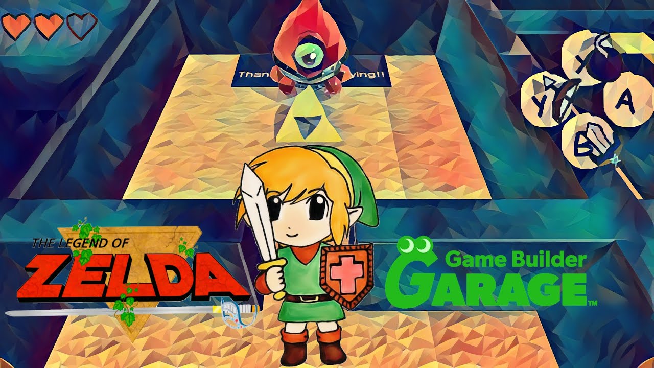 Amazing Full Zelda Dungeon Made in Game Builder Garage - YouTube