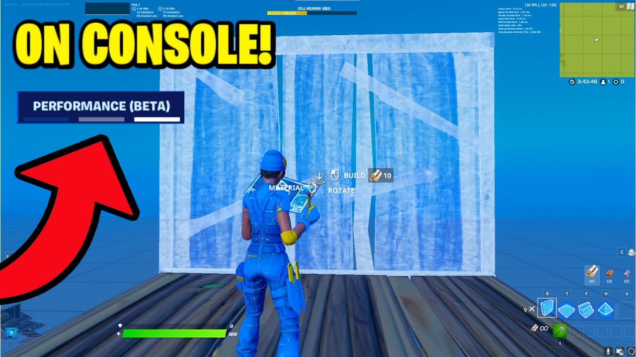 How To Get PERFORMANCE MODE On Console! (PS4/PS5/XBOX) Fortnite Chapter ...