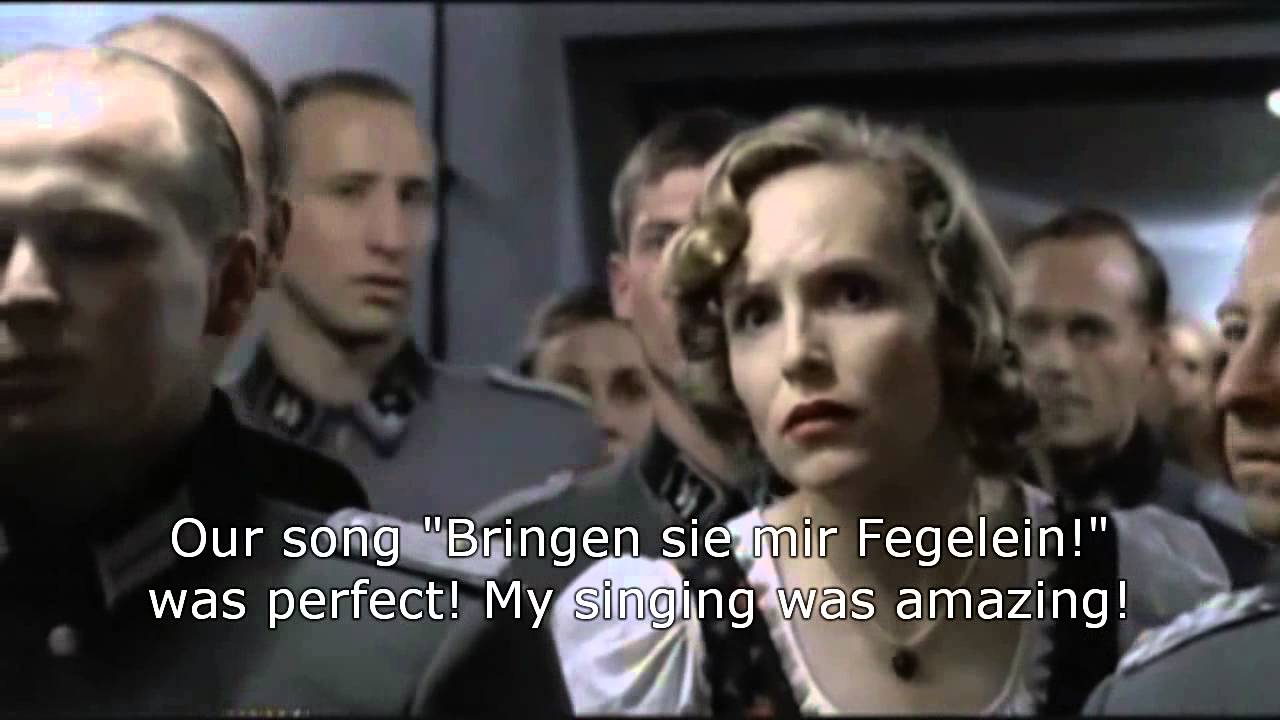 Hitler is informed that Austria won 2014 Eurovision contest - YouTube