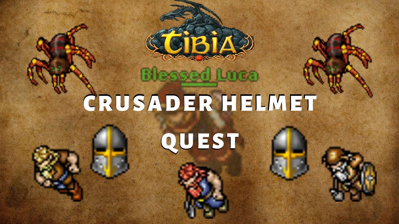 Crusader Helmet Quest GUIDE | Tibia - YouTube