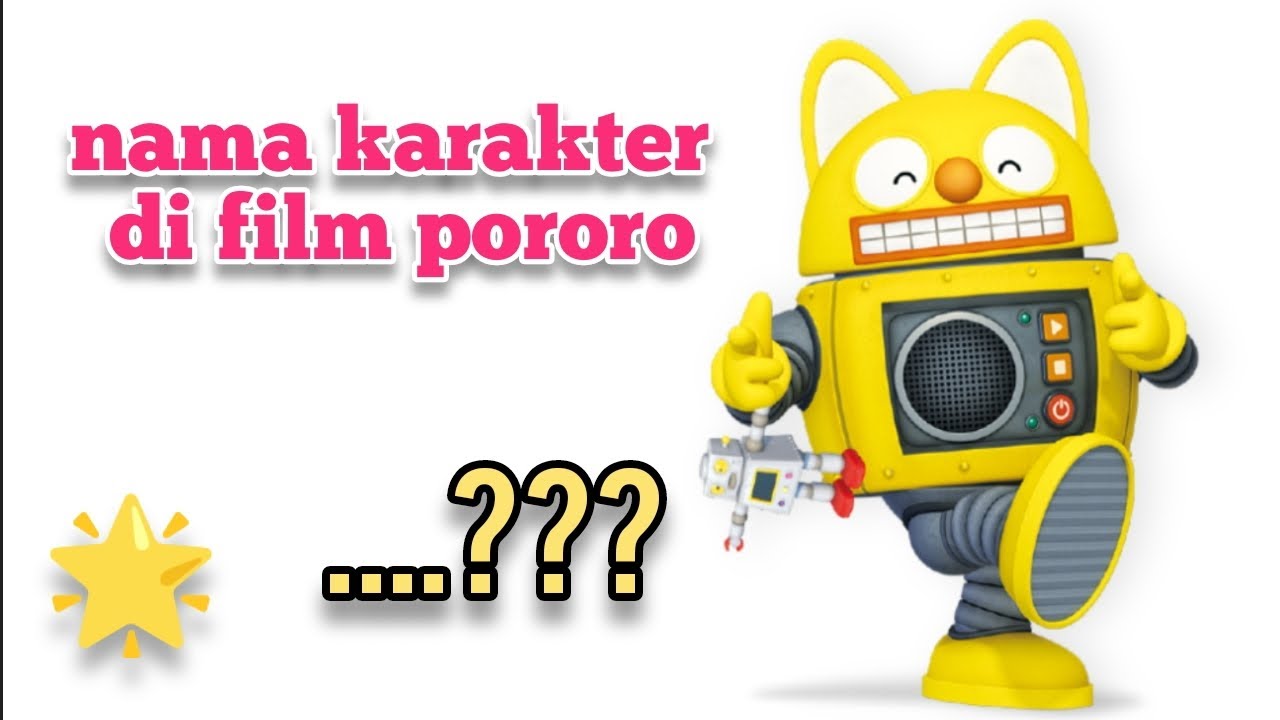 Nama karakter di film pororo the little penguin, | pororo | - YouTube