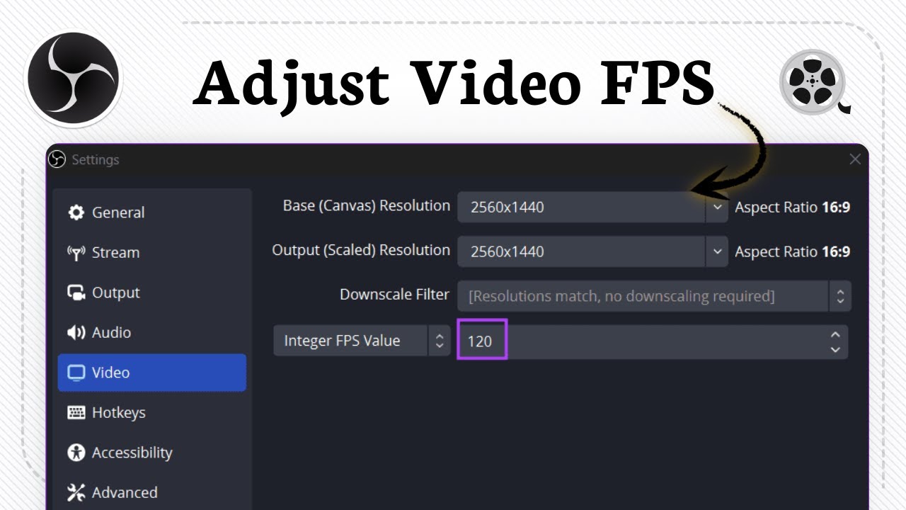 How to change FPS in OBS Studio (Stream Quality) - YouTube
