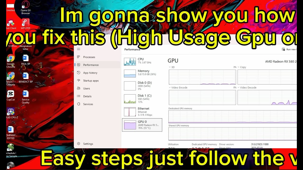 Fix High Usage GPU on Idle (AMD Software: Adrenaline Edition) - YouTube