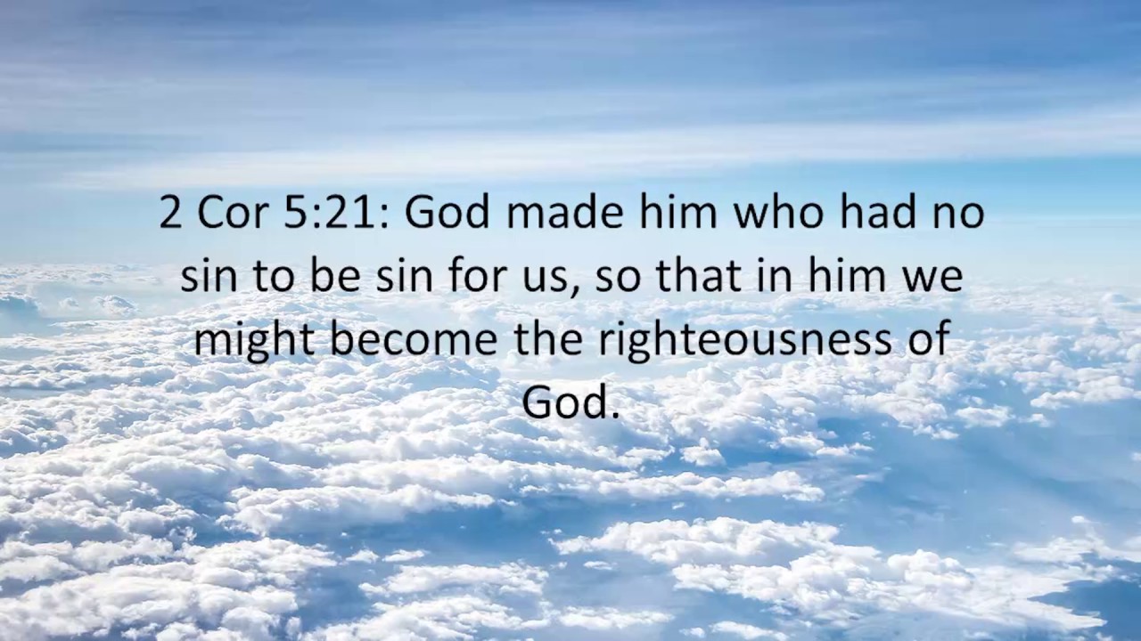 2 Corinthians 5:21 - THE HOLY BIBLE - YouTube