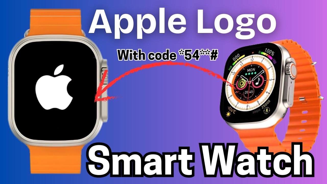 How to add apple logo code in smartwatch | How to add apple logo in ...