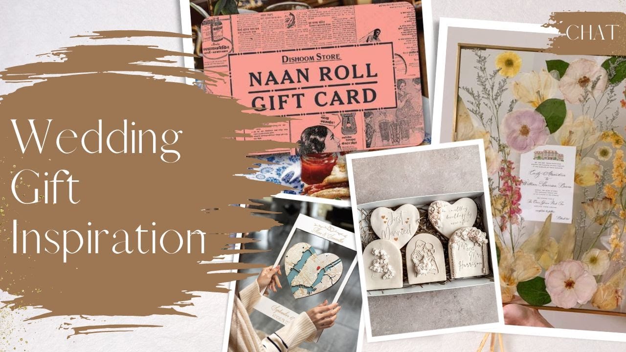 Wedding Gift Inspiration | Gifts Ideas the Couple Will Love - YouTube