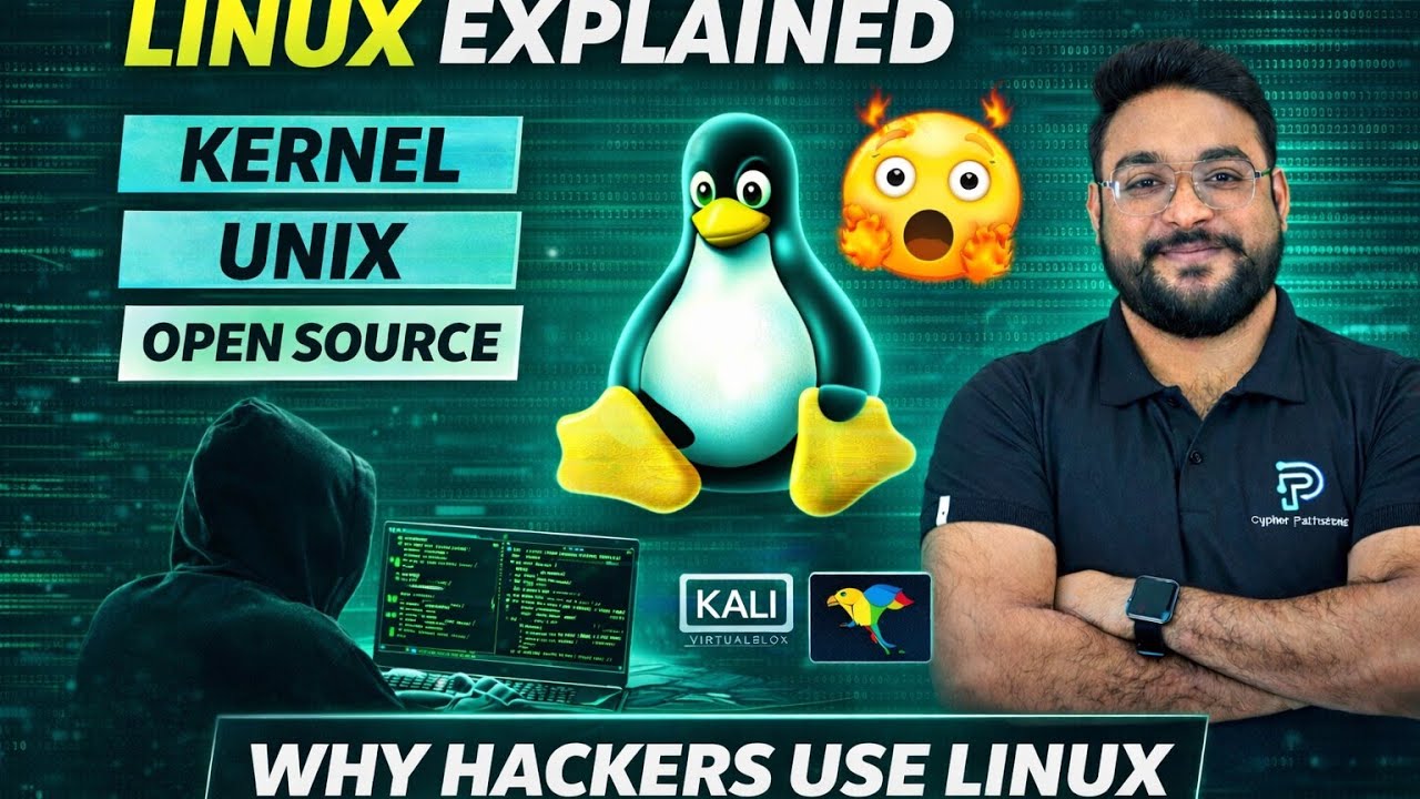 Why Do Hackers Use Linux? (Kernel, UNIX & Open Source Explained) - YouTube