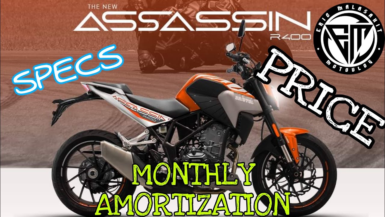 BRISTOL ASSASSIN R400 | PRICE | MONTHLY AMORTIZATION | SPECS - YouTube