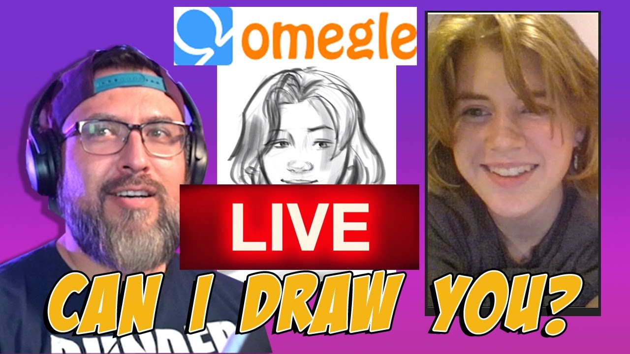 Drawing random people on OmeTV...capturing the wholesome reactions ...