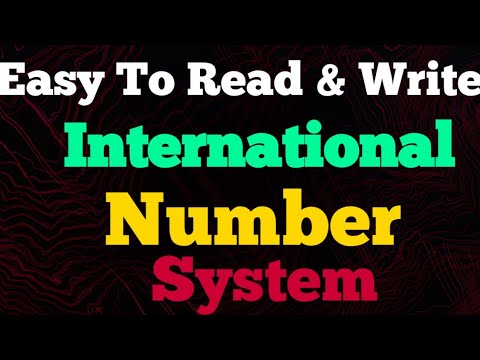 International Number System - Number System - How To Read And Write ...