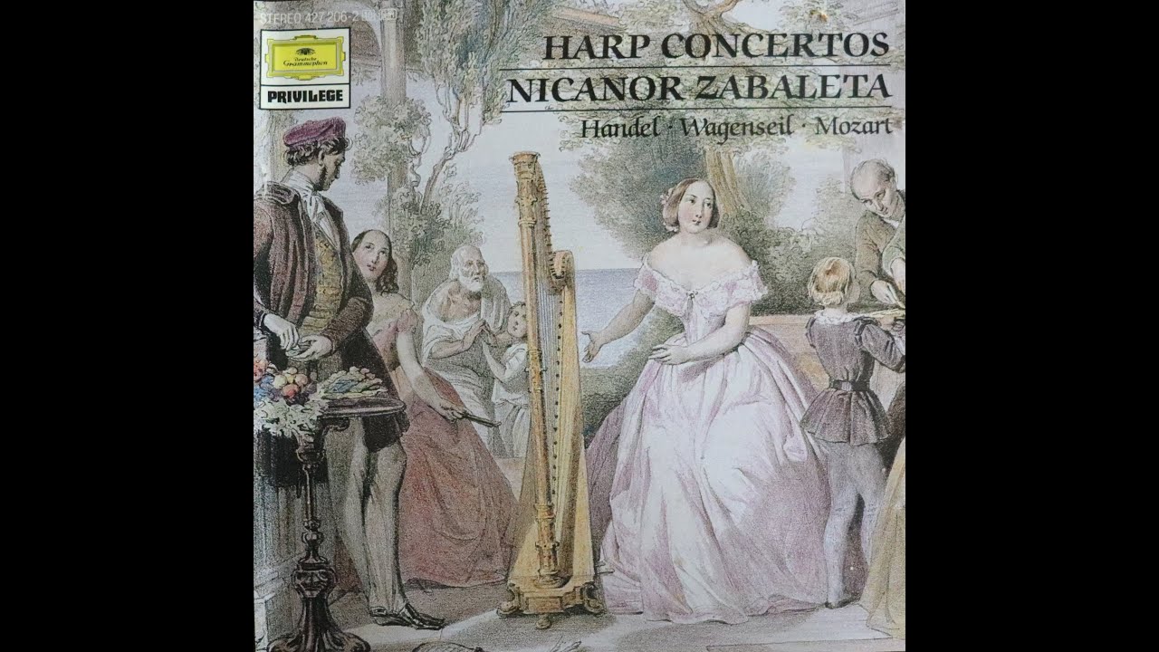 Handel, Wagenseil, Spohr, Mozart - Harp Concertos - Nicanor Zabbaleta ...