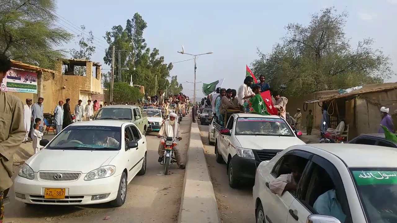 Jamhori Watan Party rally Zain koh to Dera Bugti organised by Nawabzada ...