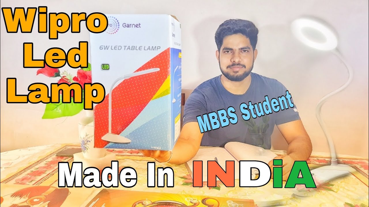 Wipro 6 Watt Led Lamp || Study Lamp || Praveen Passion || - YouTube