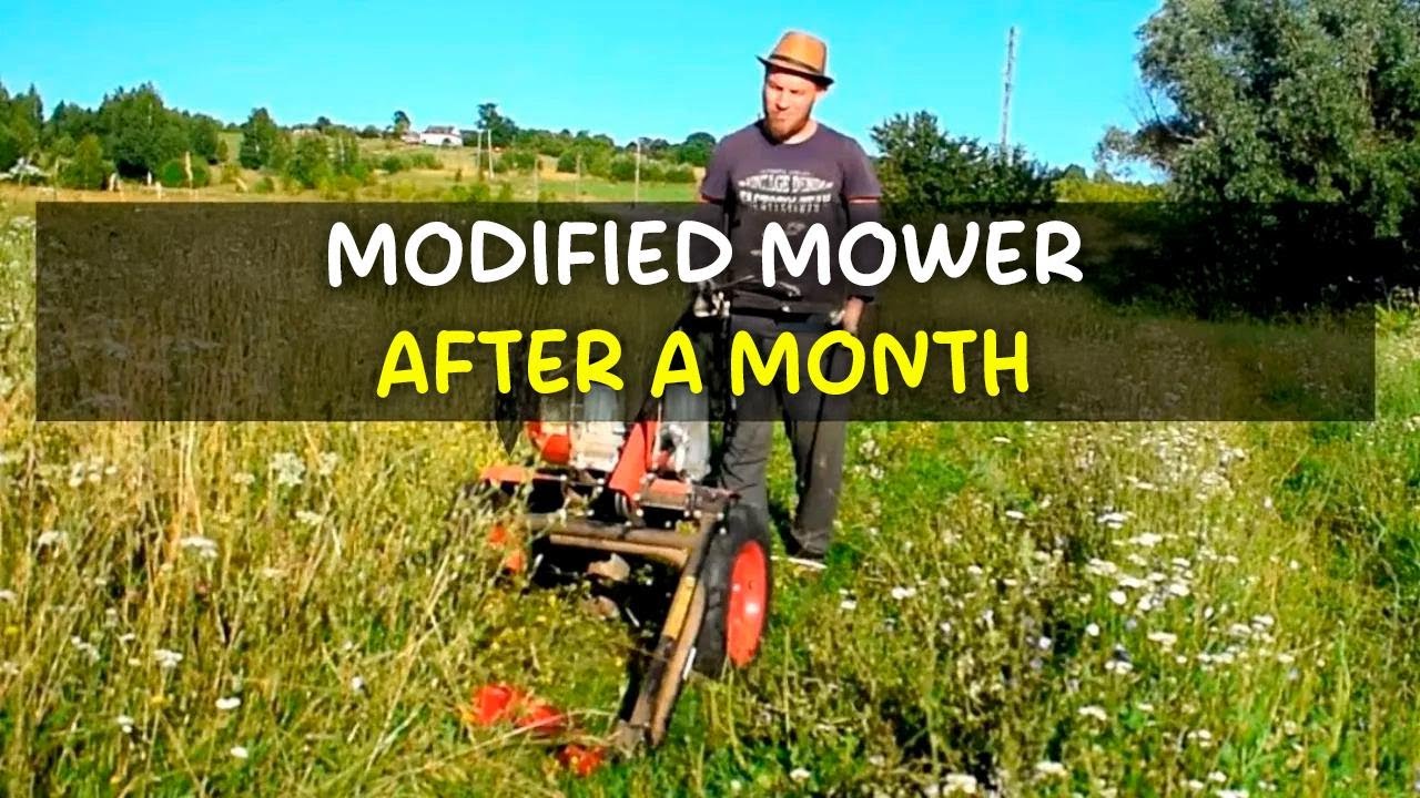 DIY Walk-Behind Rotary Mower Upgrade: One Month Later—Hauling Hay with ...