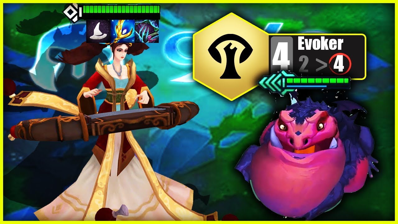 4 EVOKER MAGE SONA CARRY !!! | SET 7 TFT - YouTube